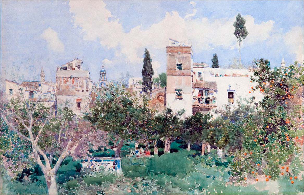 Martín Rico y Ortega (1833 - 1908) Obras y apunte biográfico del artista