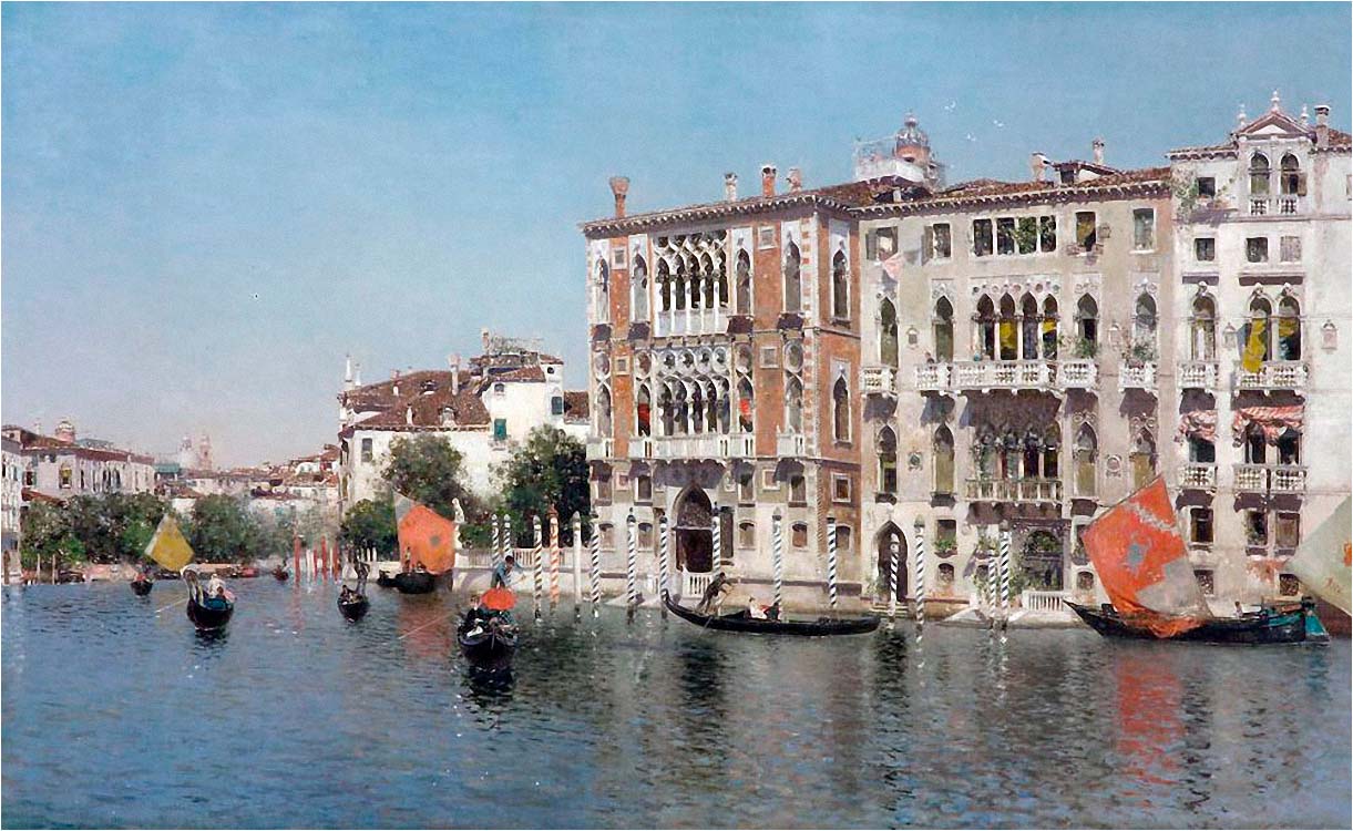 Martín Rico y Ortega (1833 - 1908) Obras y apunte biográfico del artista